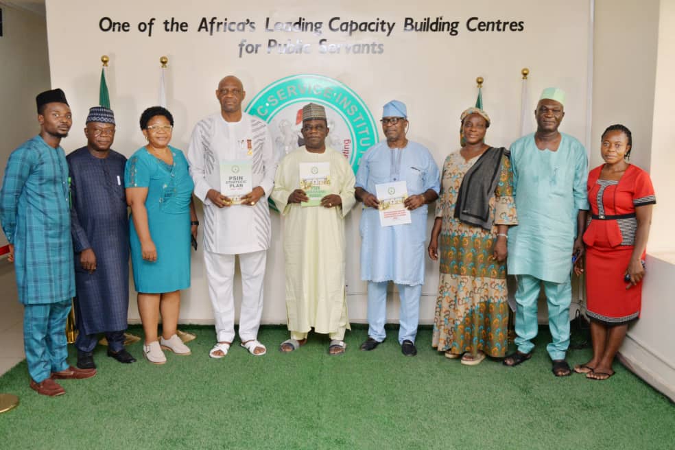PSIN GETS NEW STRATEGIC DOCUMENTS - Public Service Institute of Nigeria